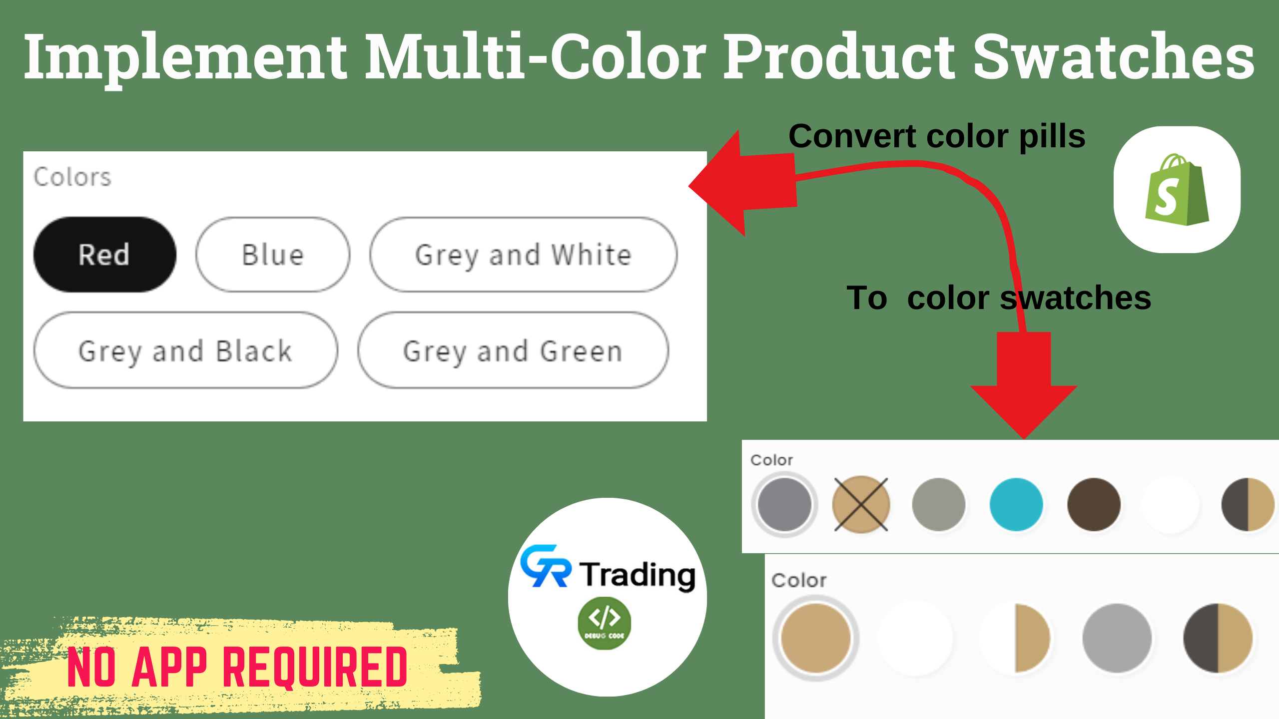 Add Custom Multi-Color Swatches in Shopify Using Metaobjects and Metafields – GR Trading ...